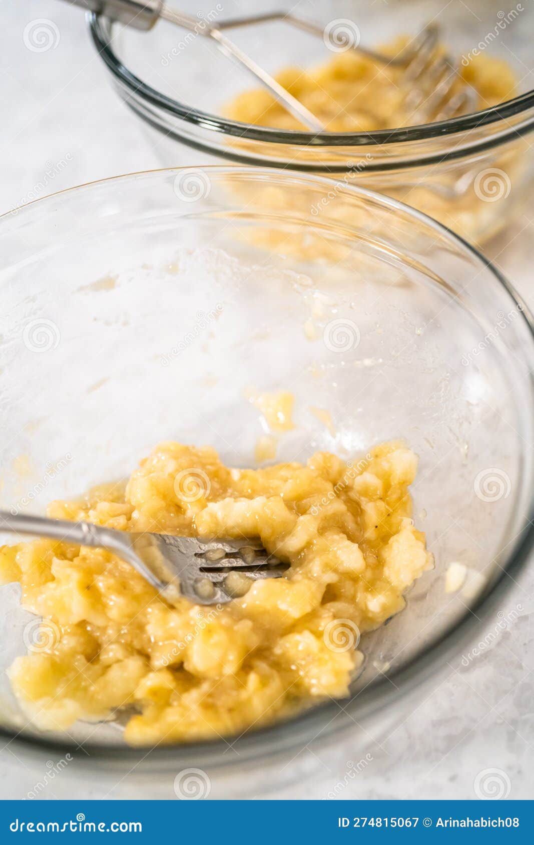 Mashed bananas stock image. Image of fruit, plant, healthy - 274815067