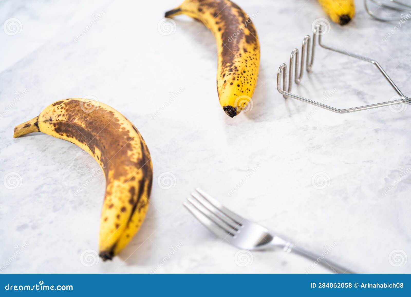 Mashed bananas stock photo. Image of natural, food, ripe - 284062058