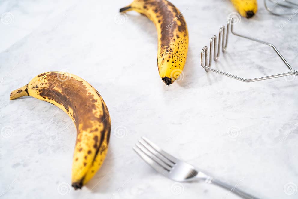 Mashed bananas stock photo. Image of natural, food, ripe - 284062058