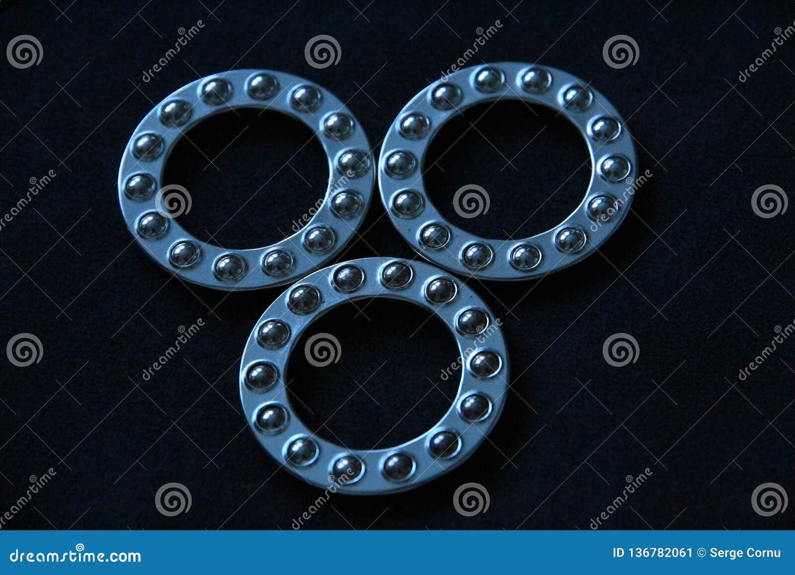 Three Wheel Ball Bearings stock image. Image of ingenious - 136782061
