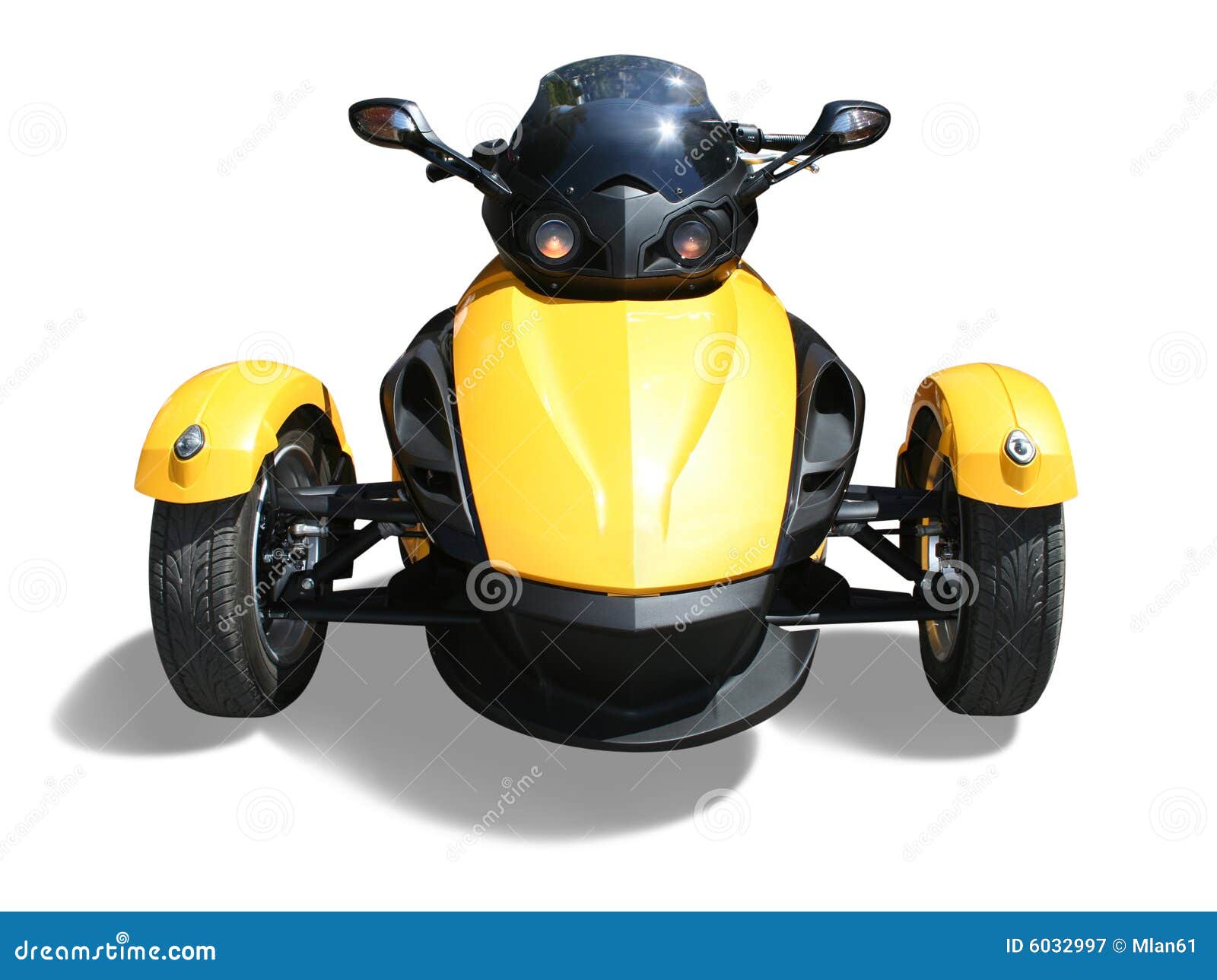 Three wheel motorcycle stock image. Image of three, vehicle - 6032997