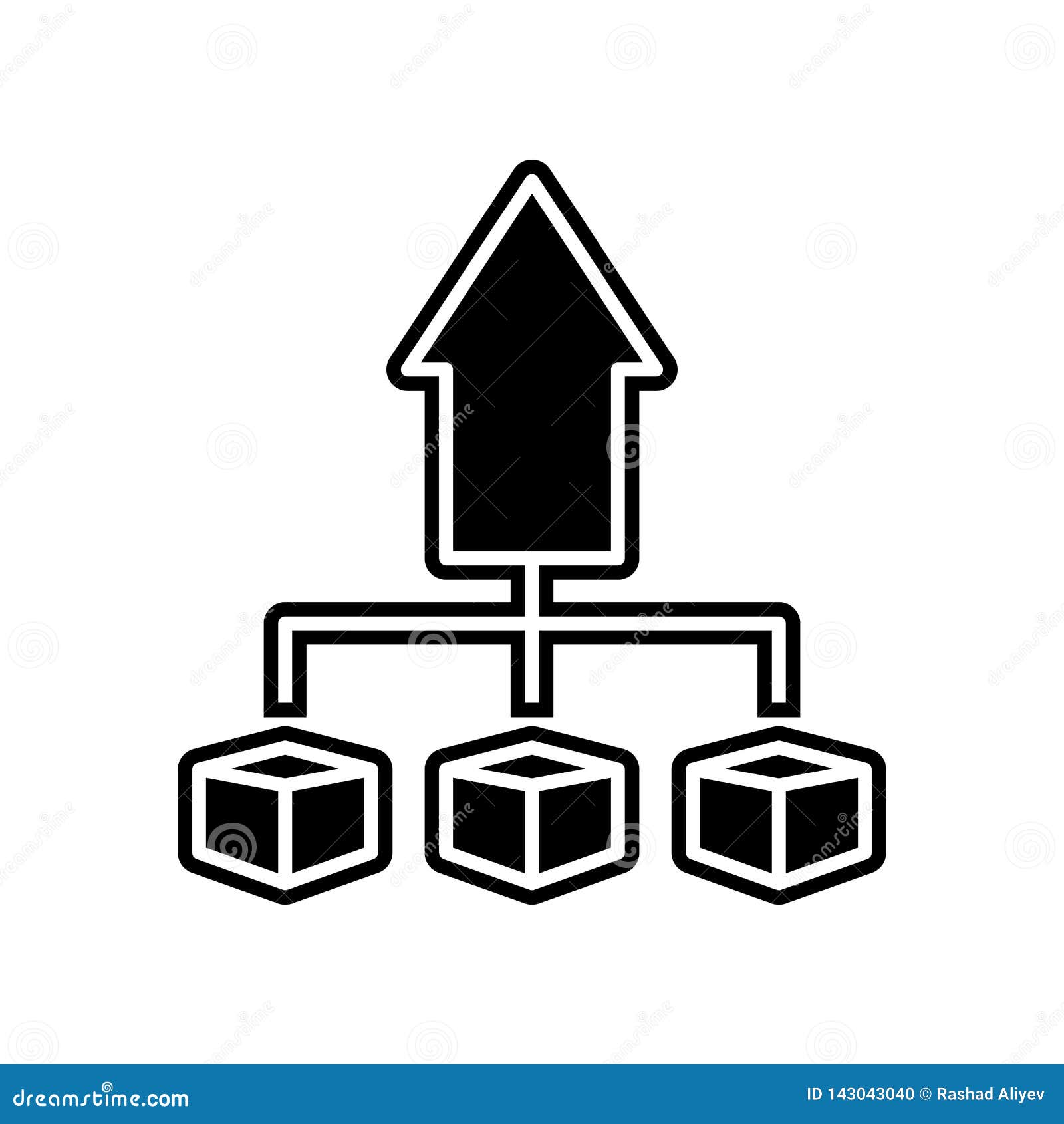 Three White Arrows Pointing Icon. Element of Logistics for Mobile ...