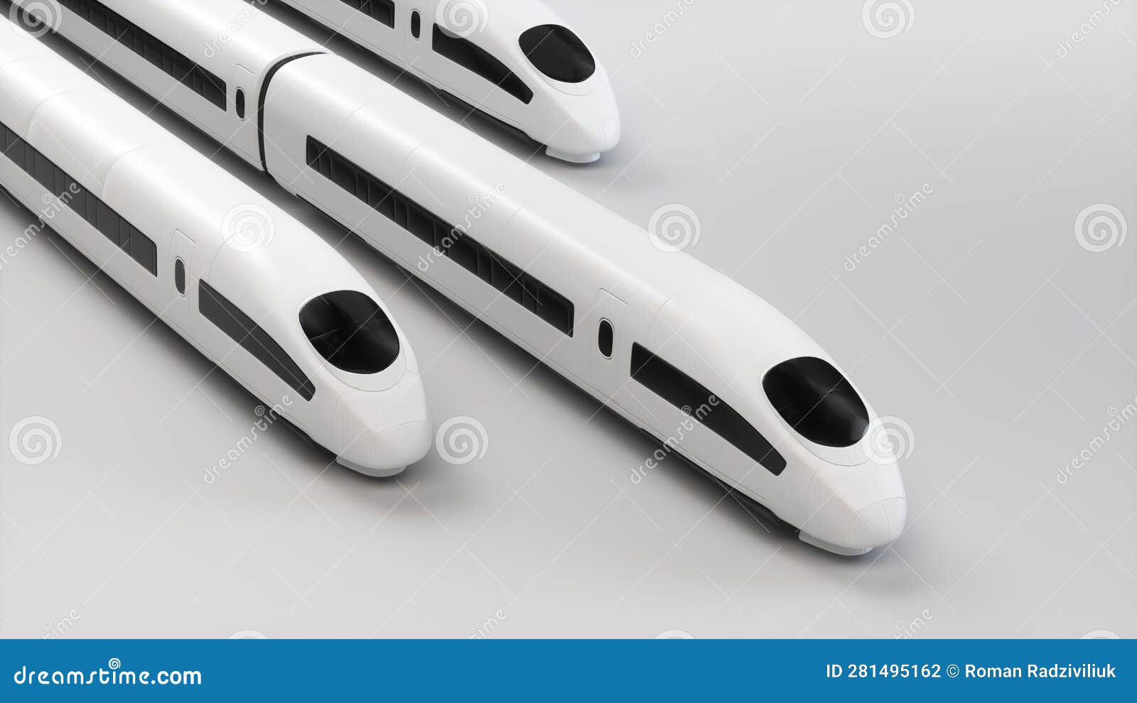 Three Train With Powered Locomotive, Cisterns Oil Cartoon Vector ...