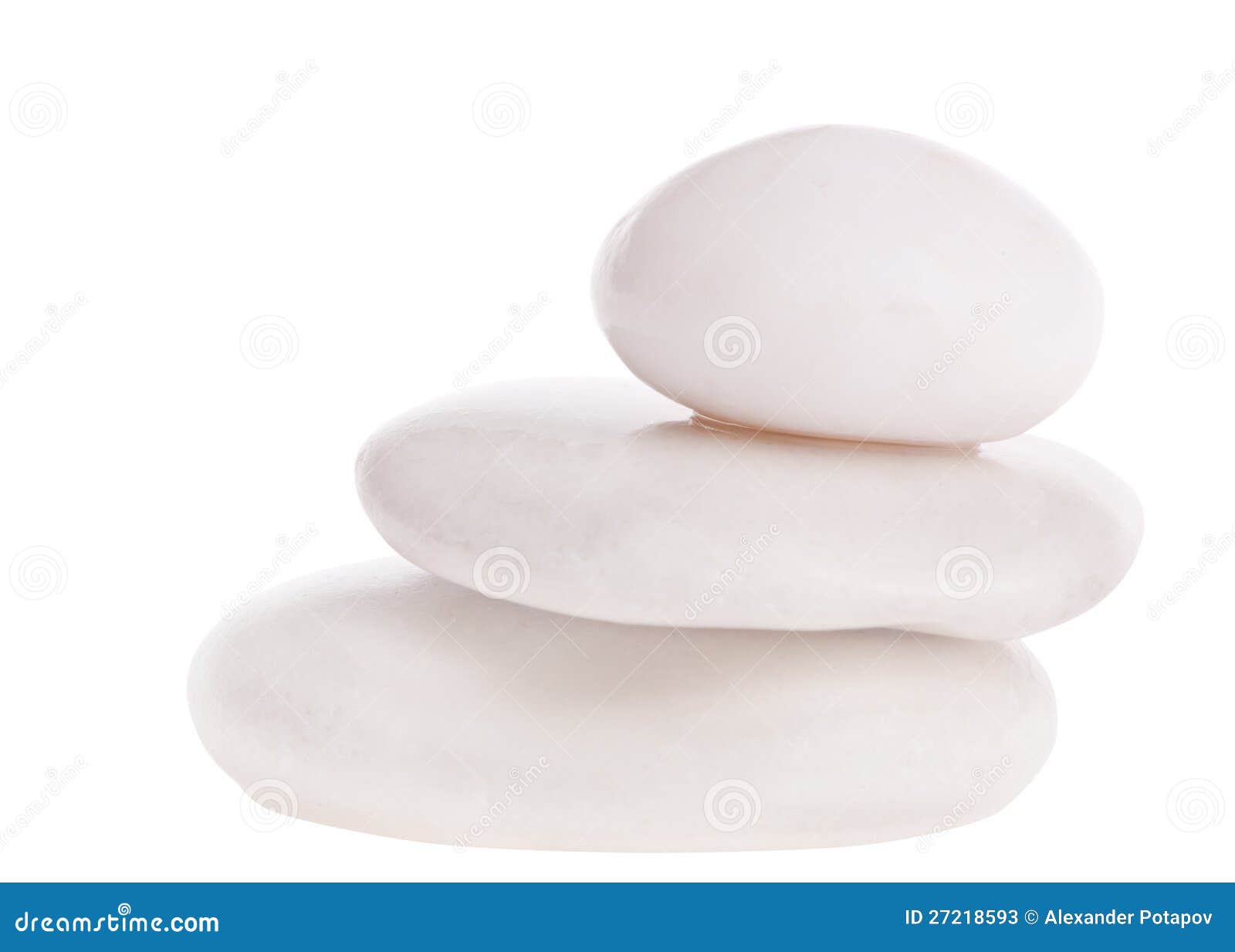 Three white purity stones stock image. Image of rock - 27218593