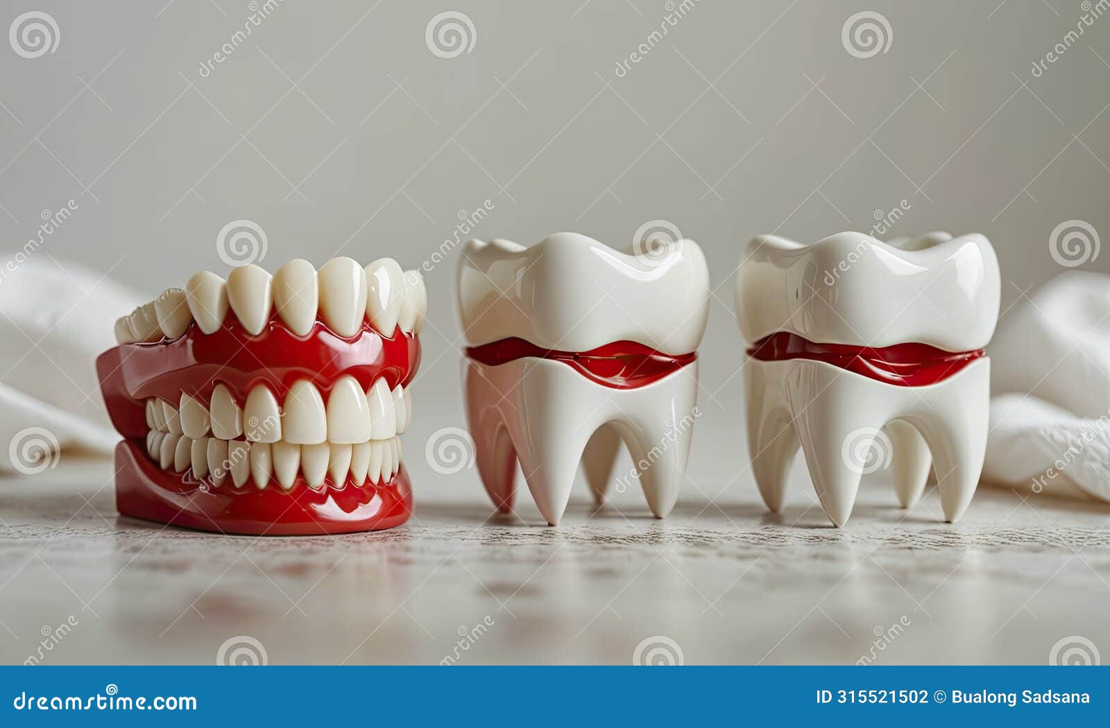 Three Tooth Anatomy Illustrations Cartoon Vector | CartoonDealer.com ...