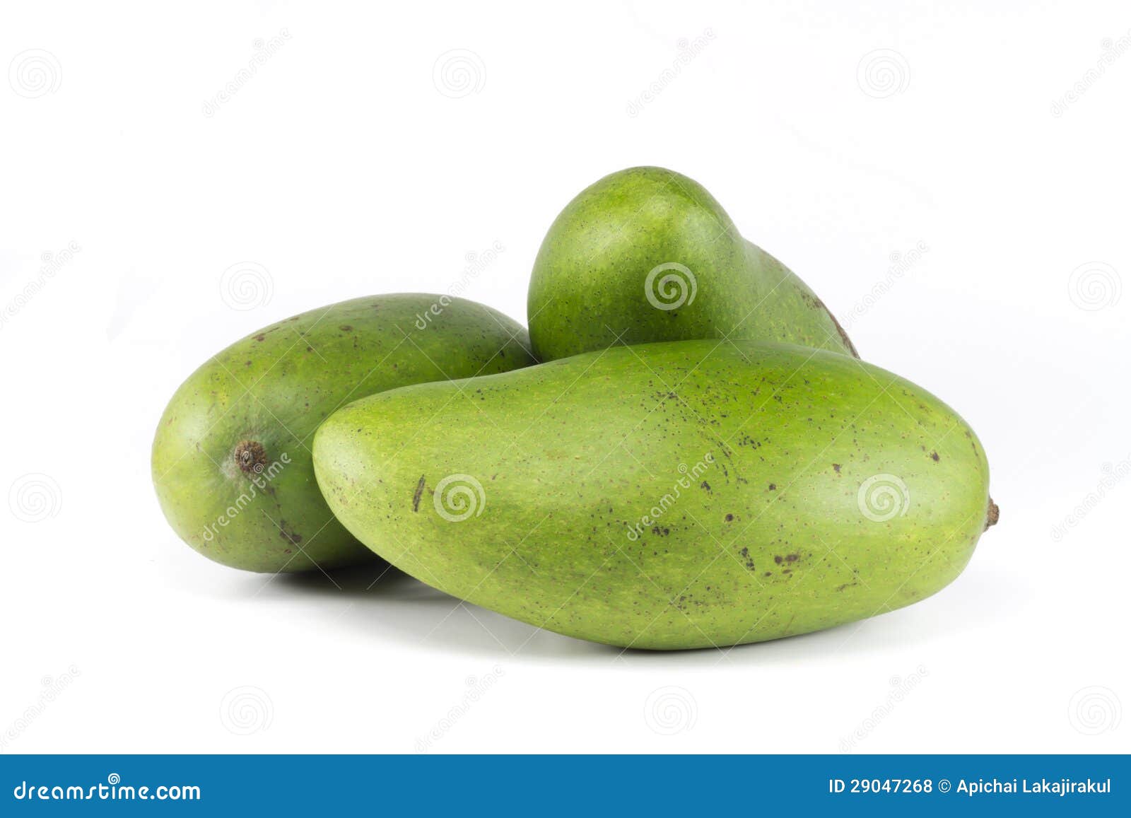 Three Whole Green Mango stock photo. Image of eating - 29047268