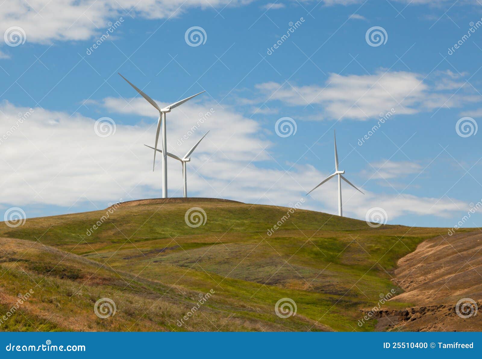 Three Windmills stock photo. Image of element, environment - 25510400