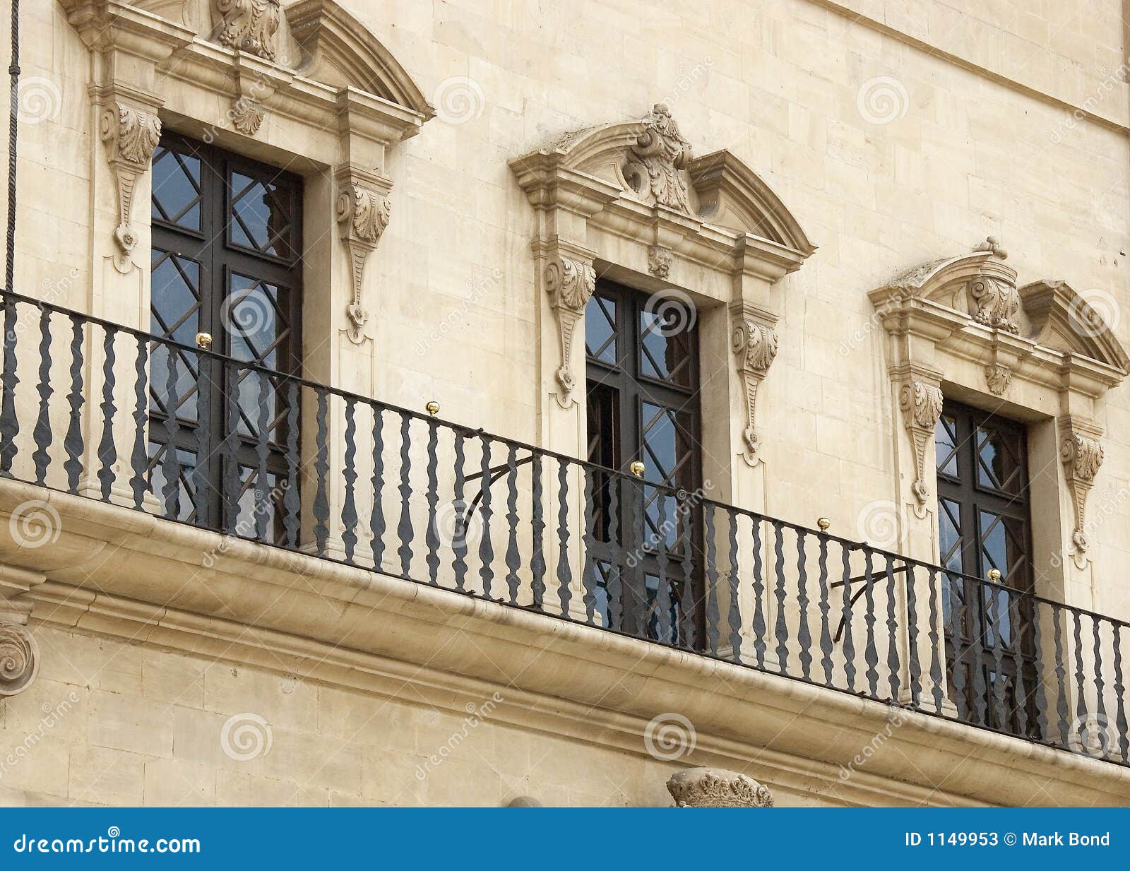 Three windows stock image. Image of victorian, style, baroque - 1149953