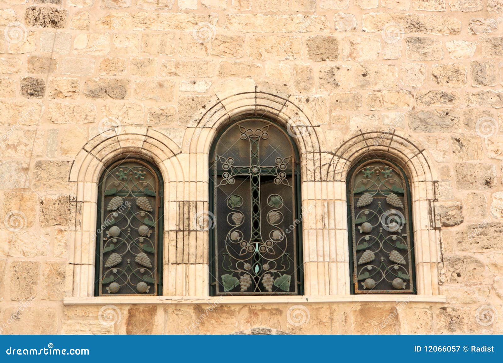 Three Windows stock image. Image of architectural, christ - 12066057