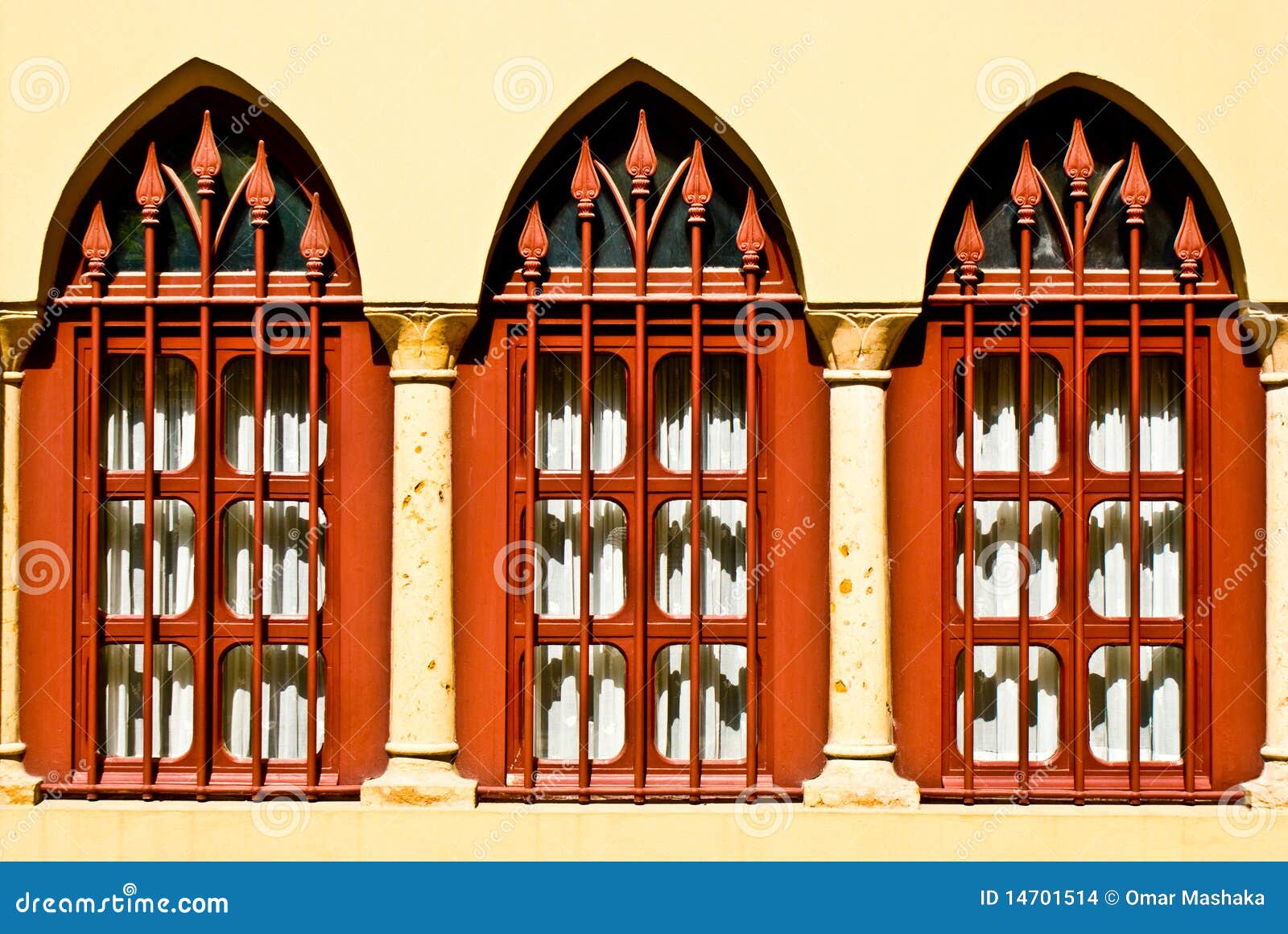 Three Windows stock photo. Image of repetition, sunny - 14701514