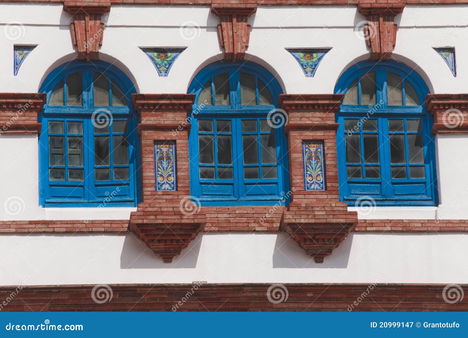 Three windows stock image. Image of window, exterior - 20999147