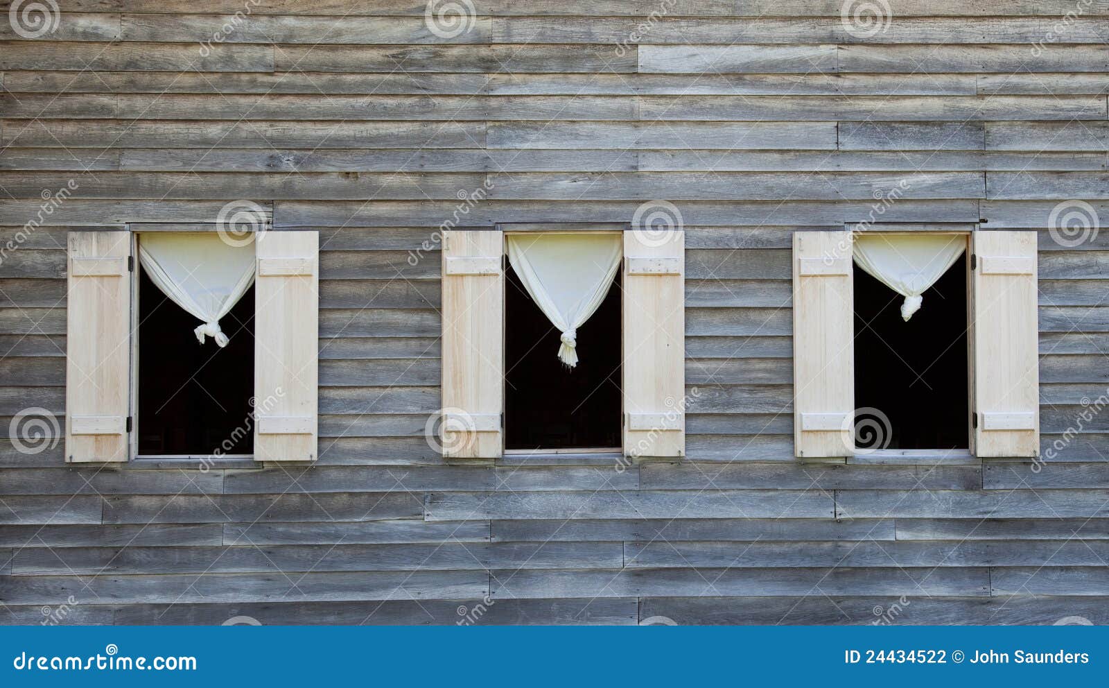 Three windows stock photo. Image of three, planks, wood - 24434522