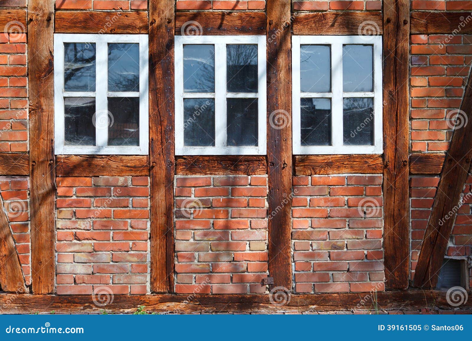 Three windows stock image. Image of stone, stonework - 39161505