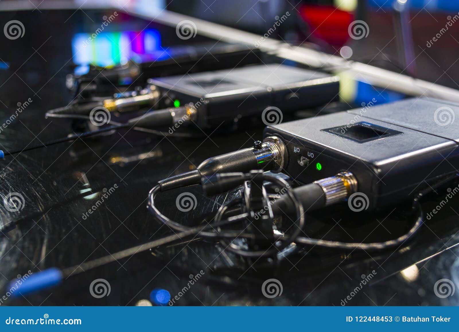 Three Wireless Microphone Transmitter and Three Wireless Microphone ...
