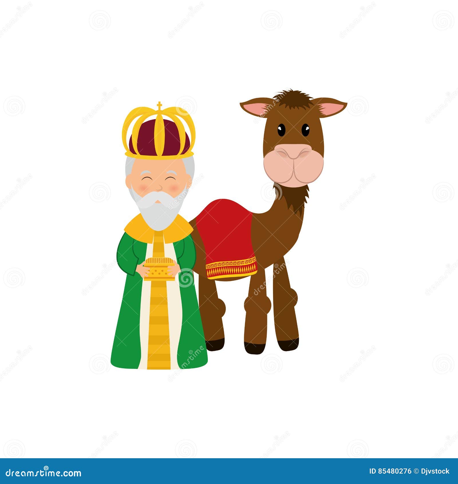 Three wise man cartoon stock illustration. Illustration of camel - 85480276