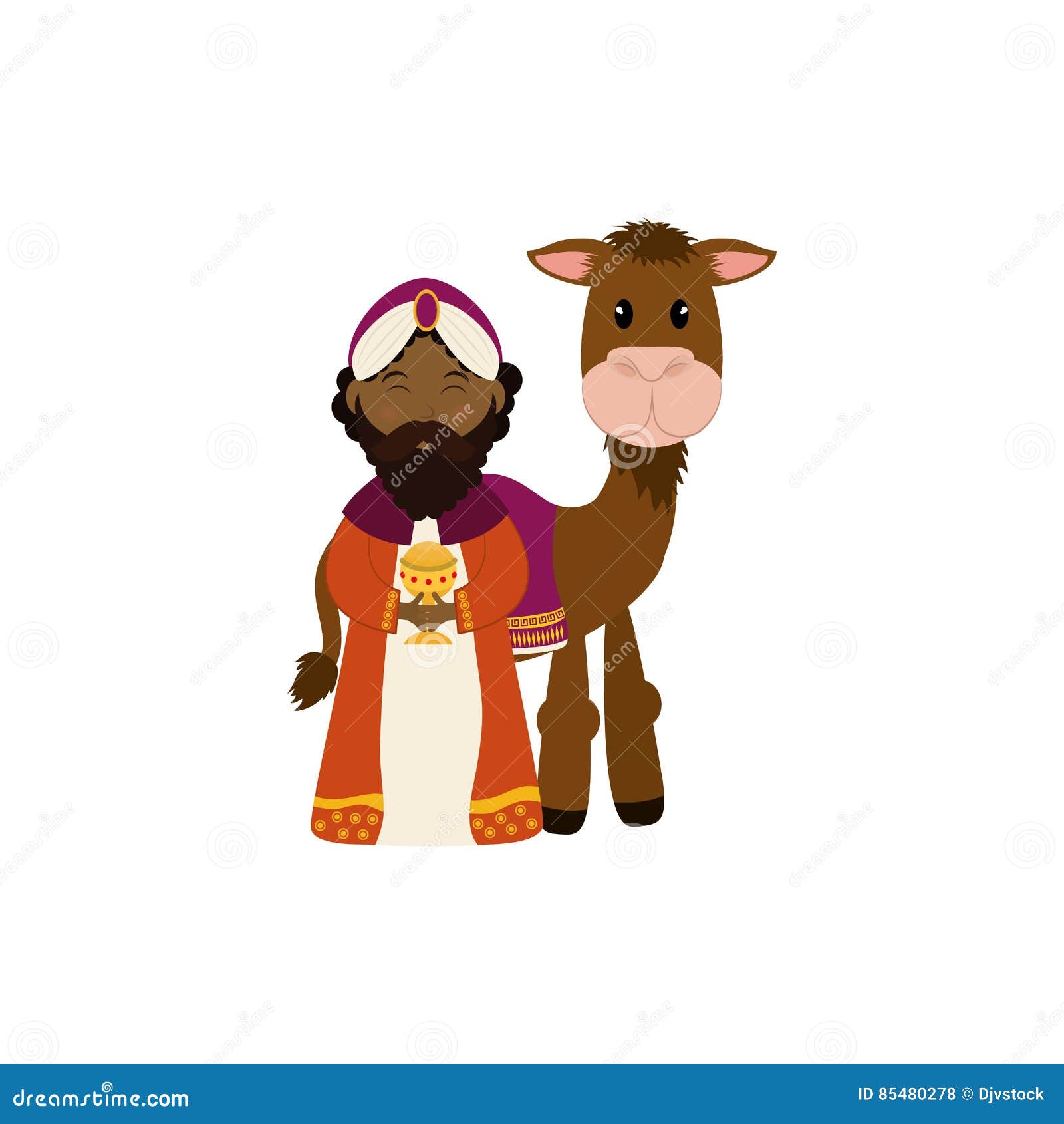 Three wise man cartoon stock illustration. Illustration of holiday ...