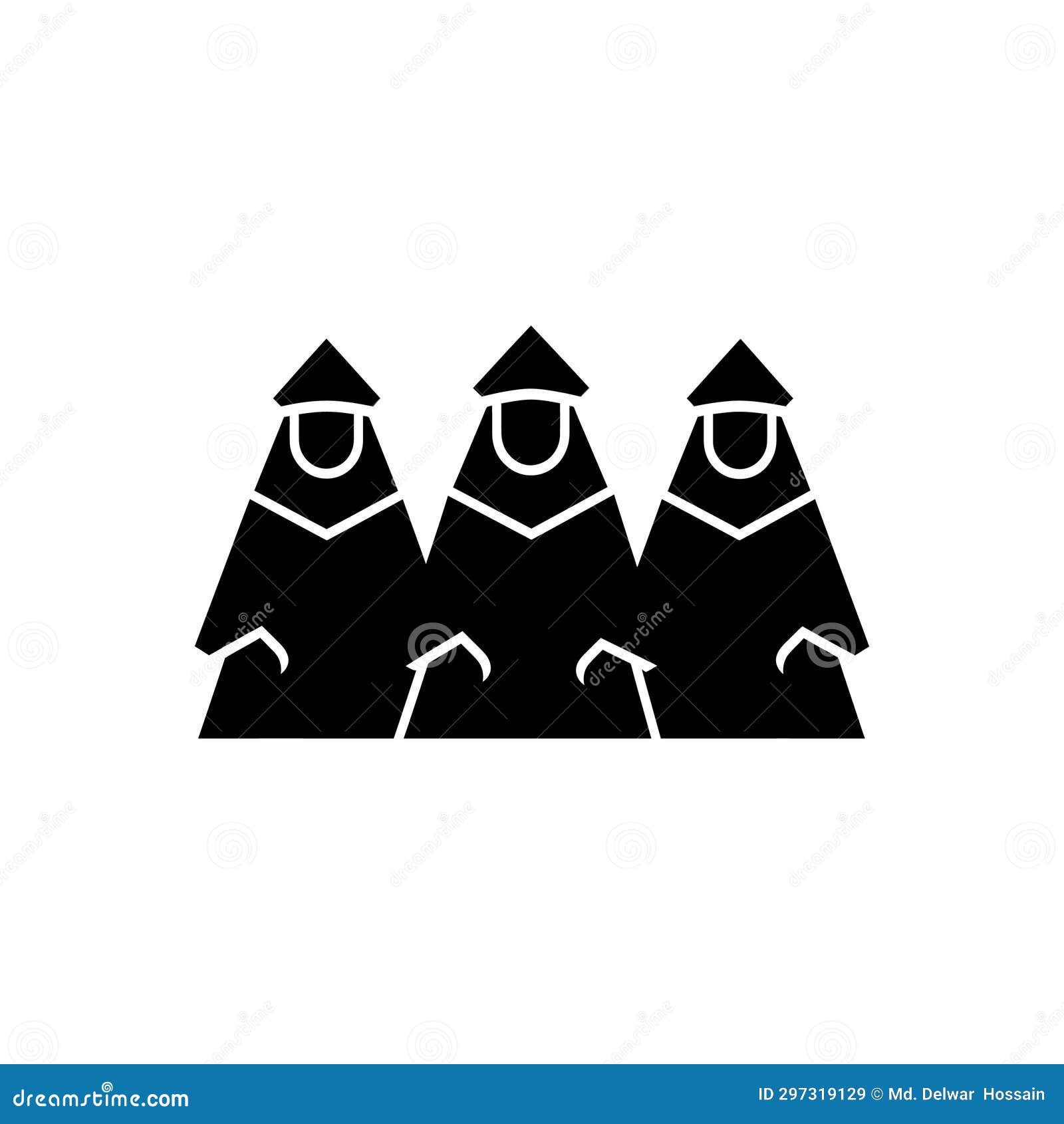 Three Wise Men Icon - Simple Vector Illustration Stock Vector ...