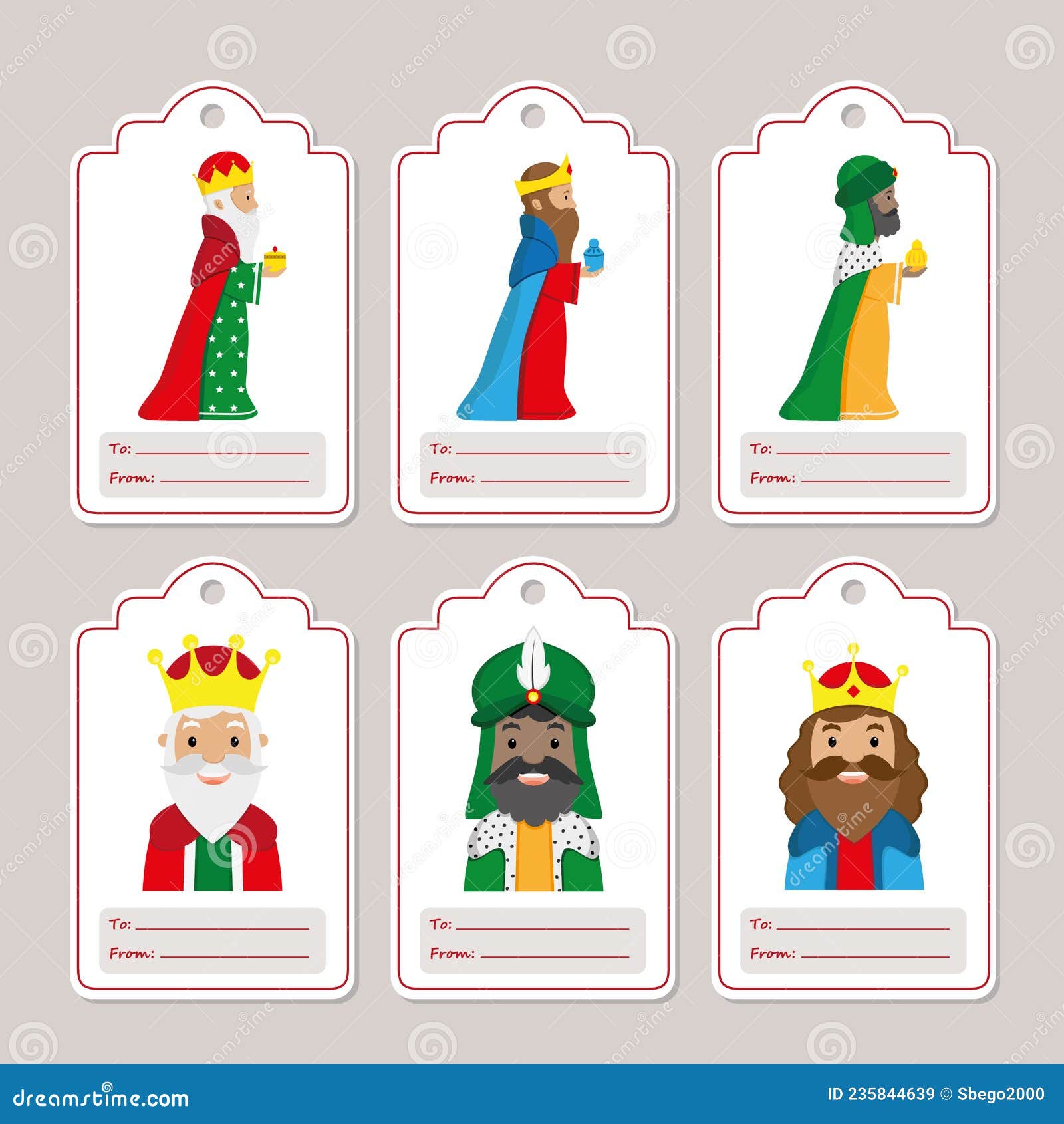 Three Wise Men labels. stock vector. Illustration of magic - 235844639