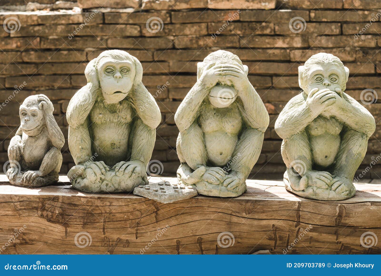 Monkey Scratching Its Back In A Small Beach In Vietnam Royalty-Free ...