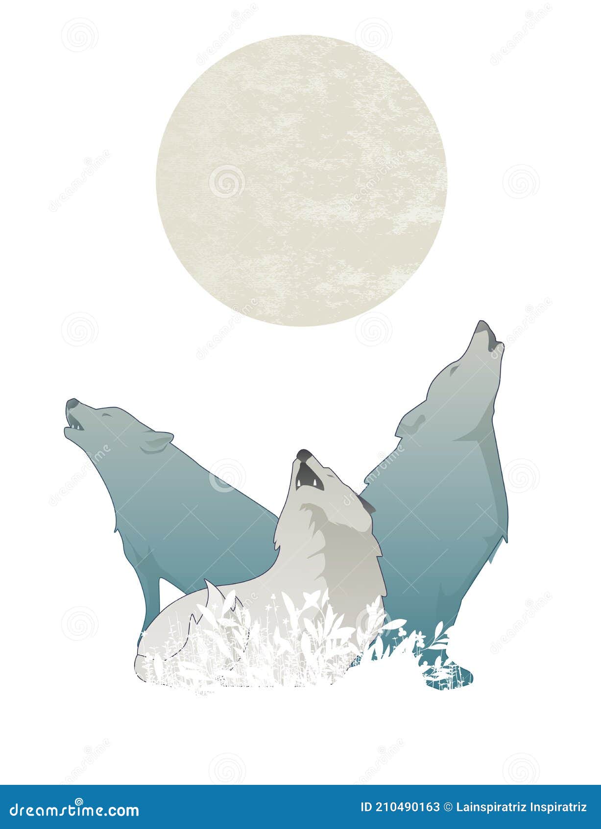 Courage Wolf Meme Blank