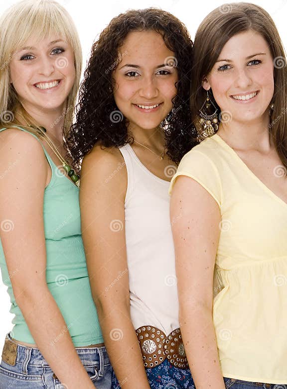 Three Women stock image. Image of attractive, females, portrait - 727507