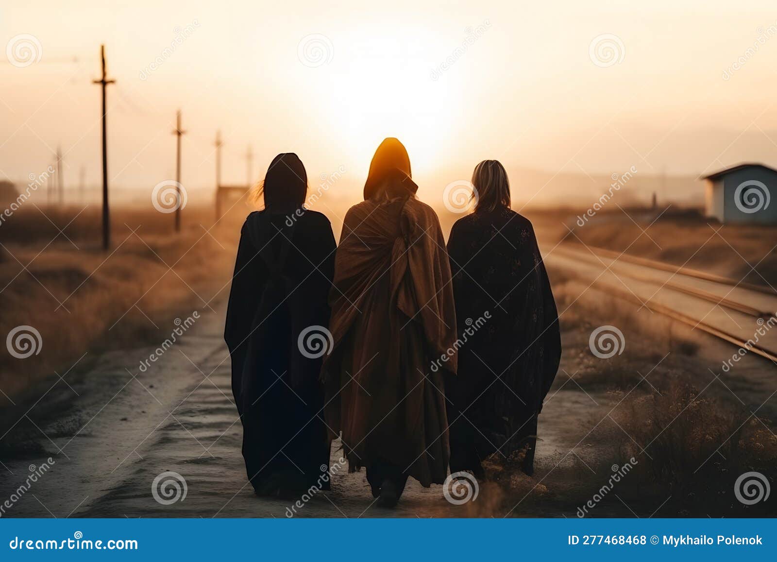 Three Women from the Berber Tribe. Neural Network AI Generated Stock ...