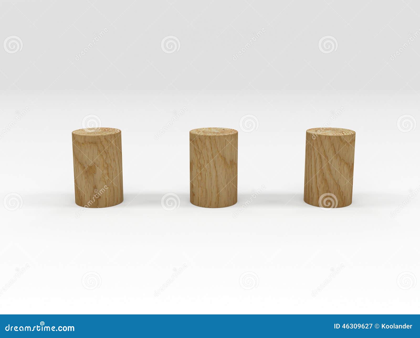 Three wooden blocks stock image. Image of learning, wood - 46309627
