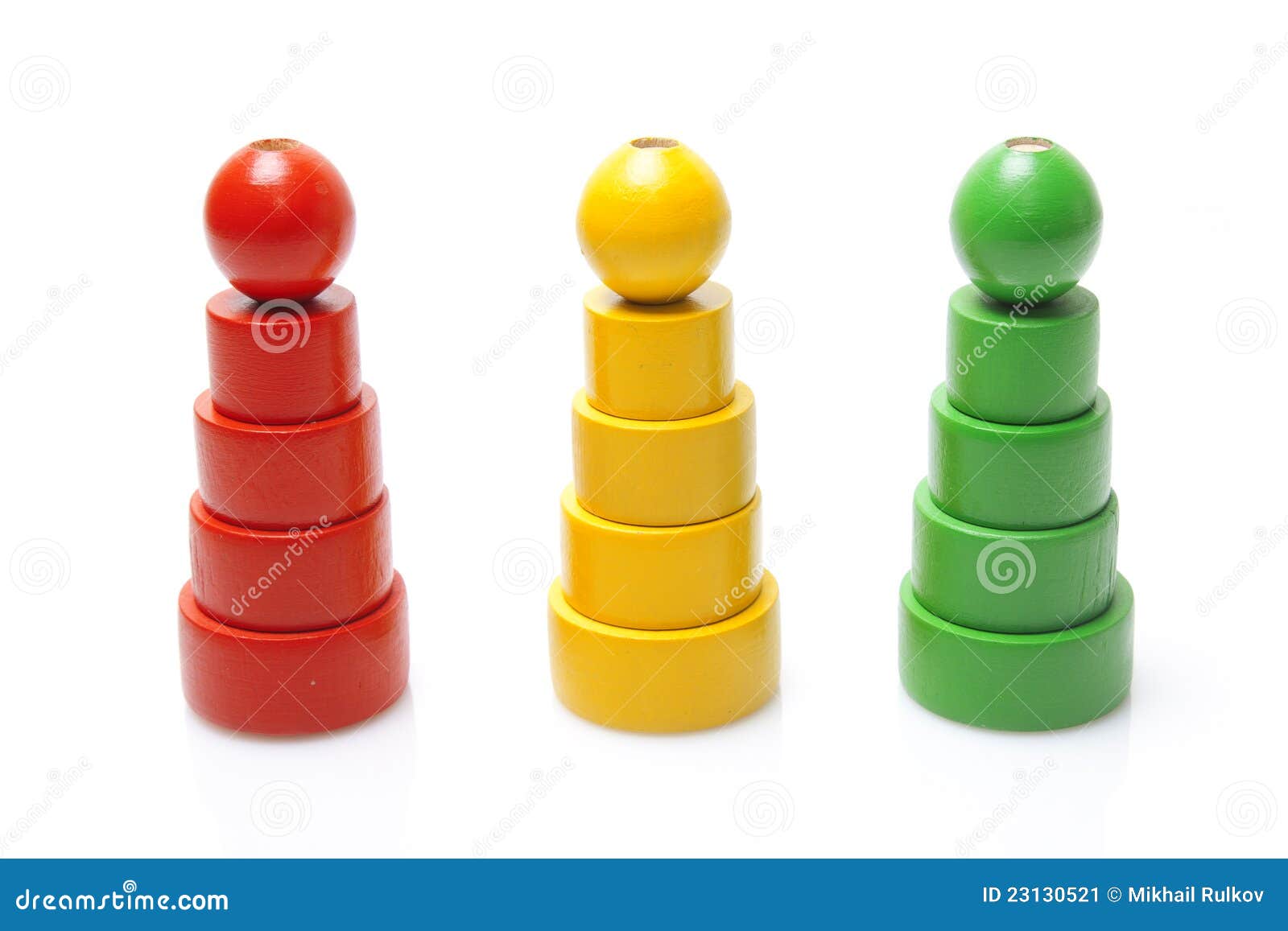 Three wooden pyramids stock image. Image of build, stack - 23130521