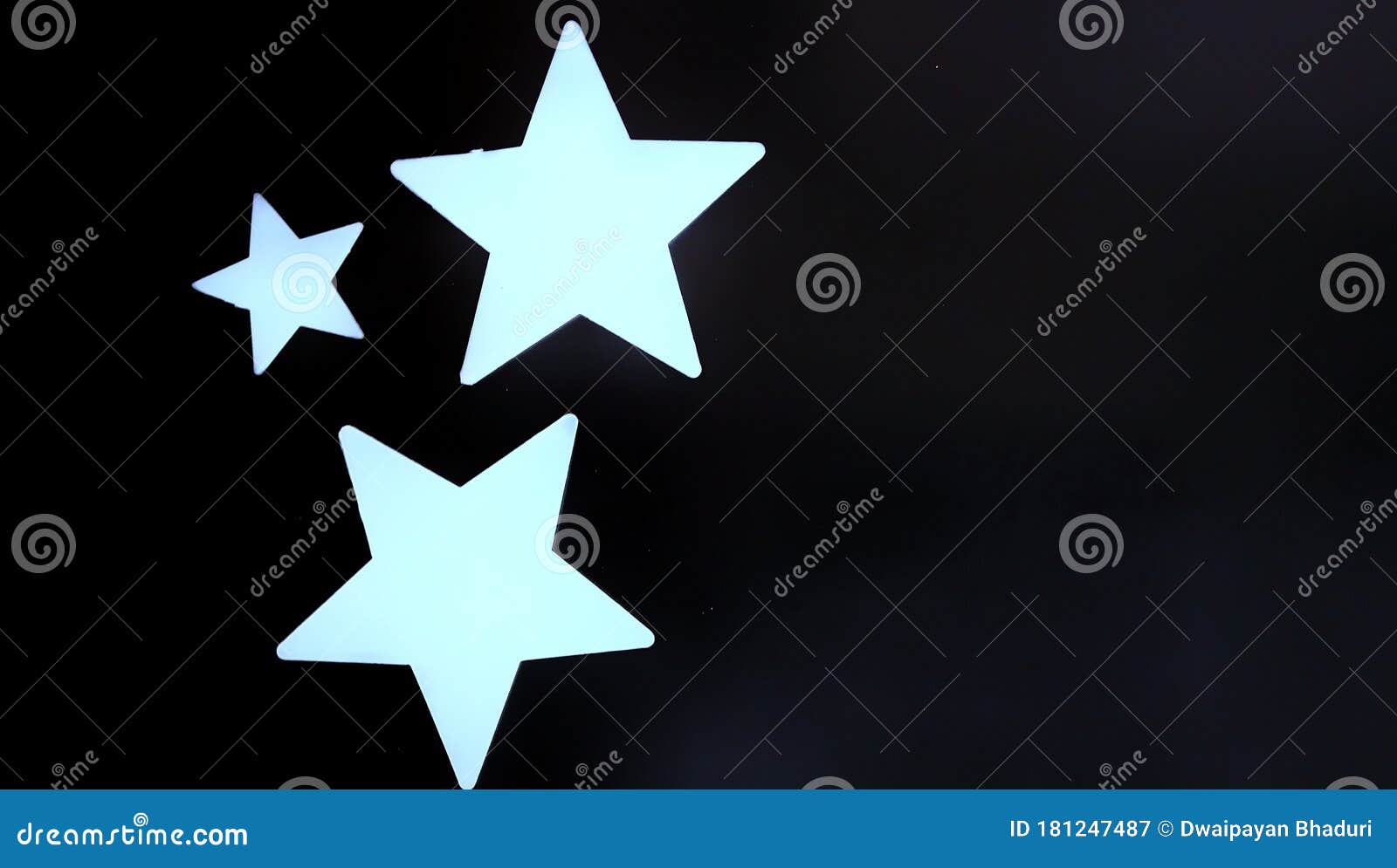 Three (3) Star Picture with Effects and Light Stock Image - Image of ...