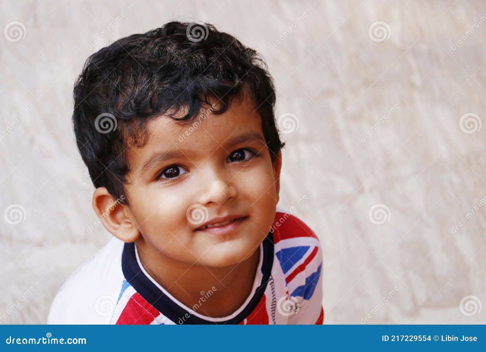 Three Year Age Indian Baby Boy in Close Up with Background Stock Photo ...