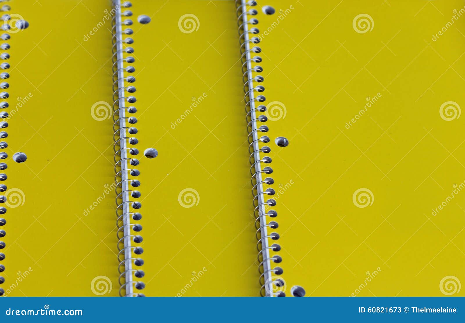Three Yellow Spiral Notebooks Stock Photos - Free & Royalty-Free Stock ...