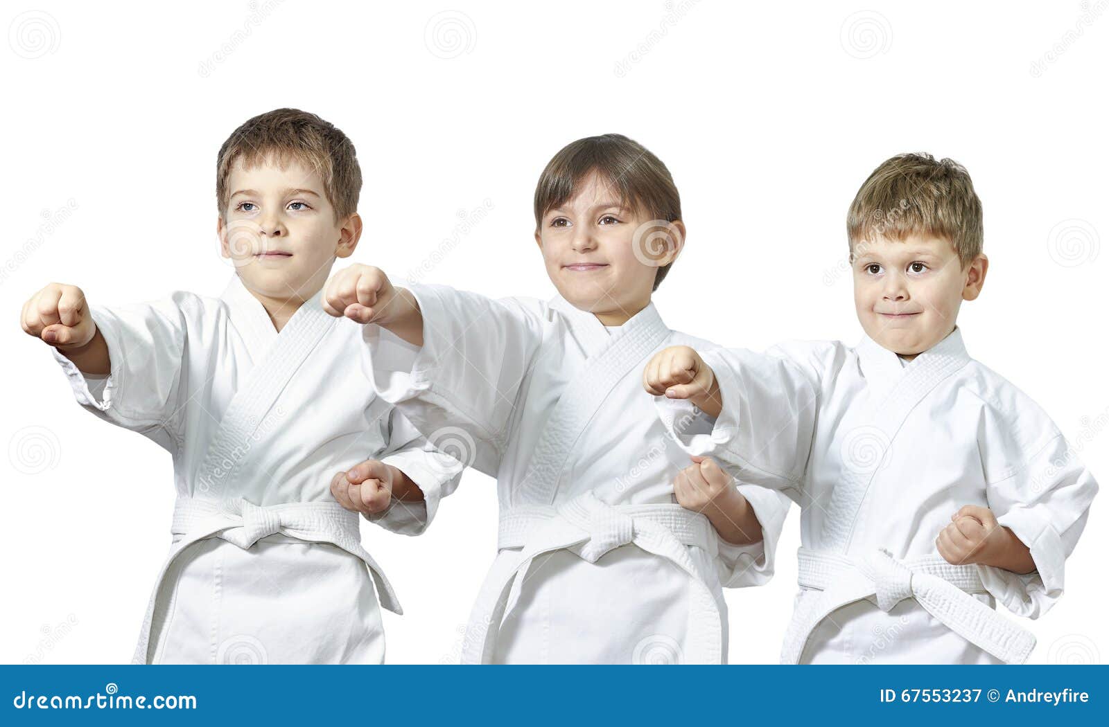 Three Young Athlete Beat Punch Arm Stock Image - Image of athletes ...