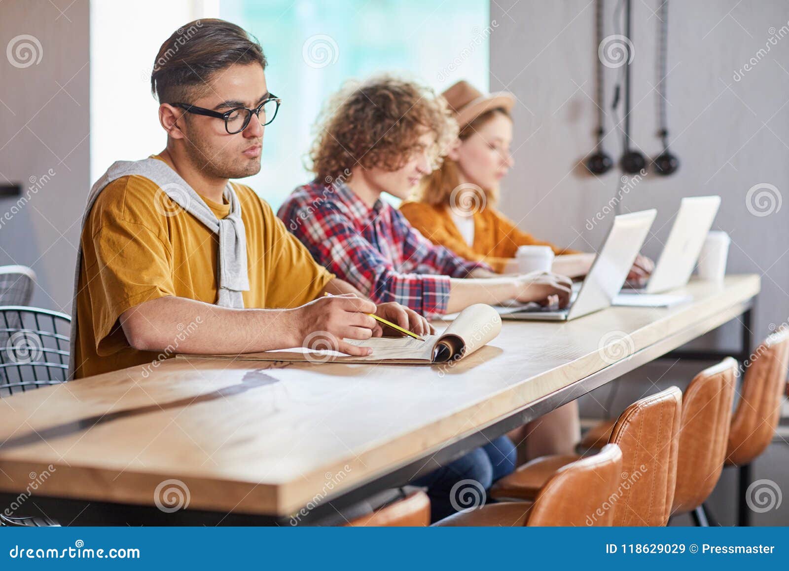 Individual work stock image. Image of workplace, business - 118629029