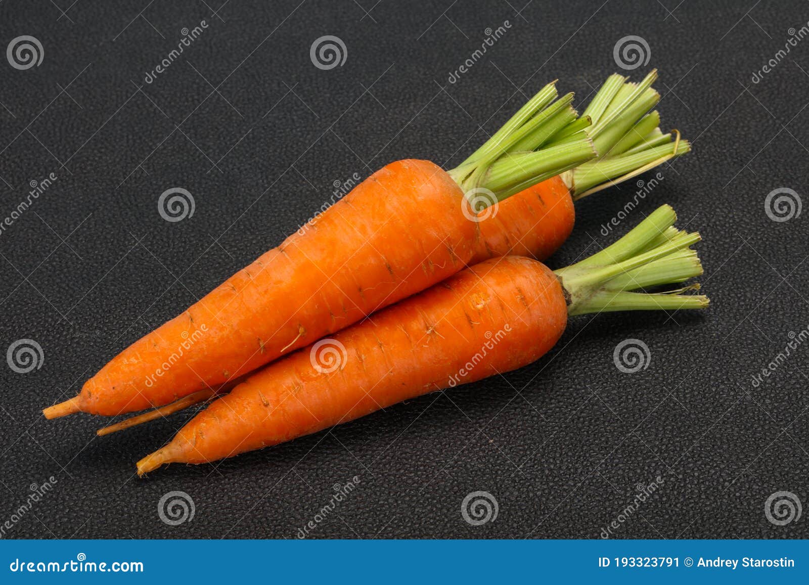 Three Young Fresh Ripe Carrot Stock Image - Image of green, ripe: 193323791