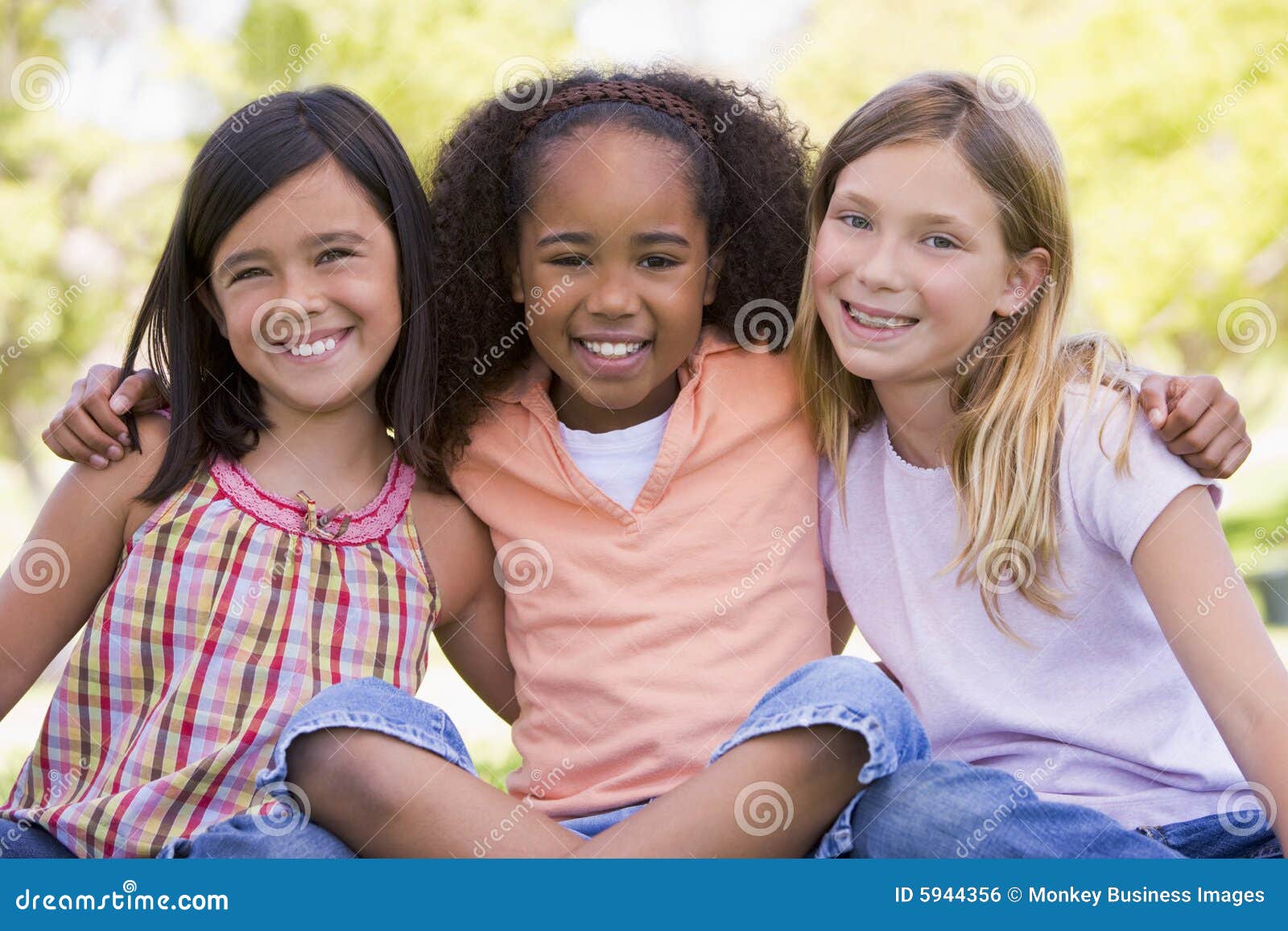 Three Young Hands On A Tree Stock Photography | CartoonDealer.com #3284882