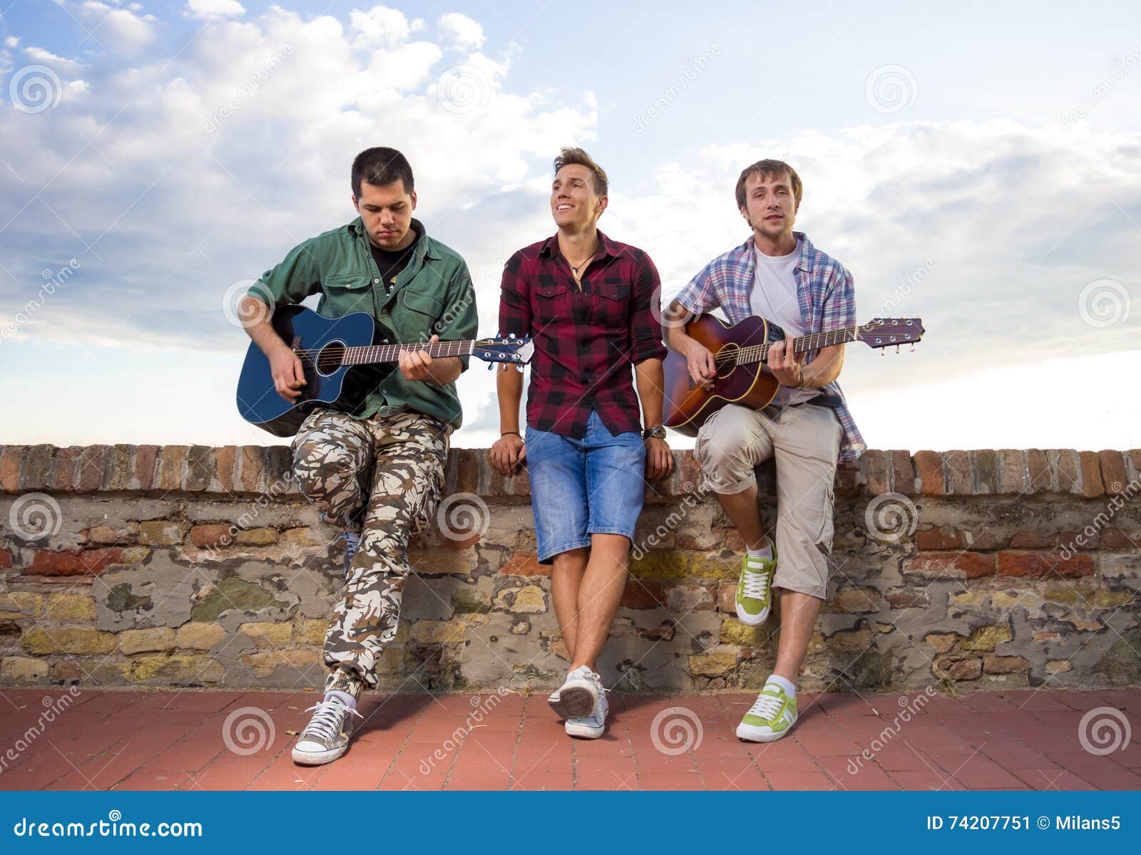 Band Playing Outside