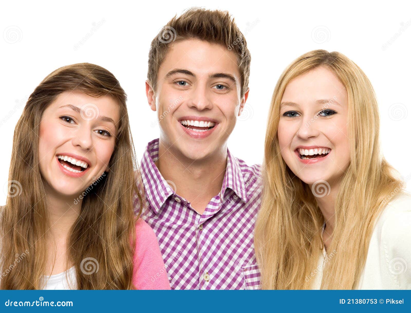 Three young people stock image. Image of people, cool - 21380753