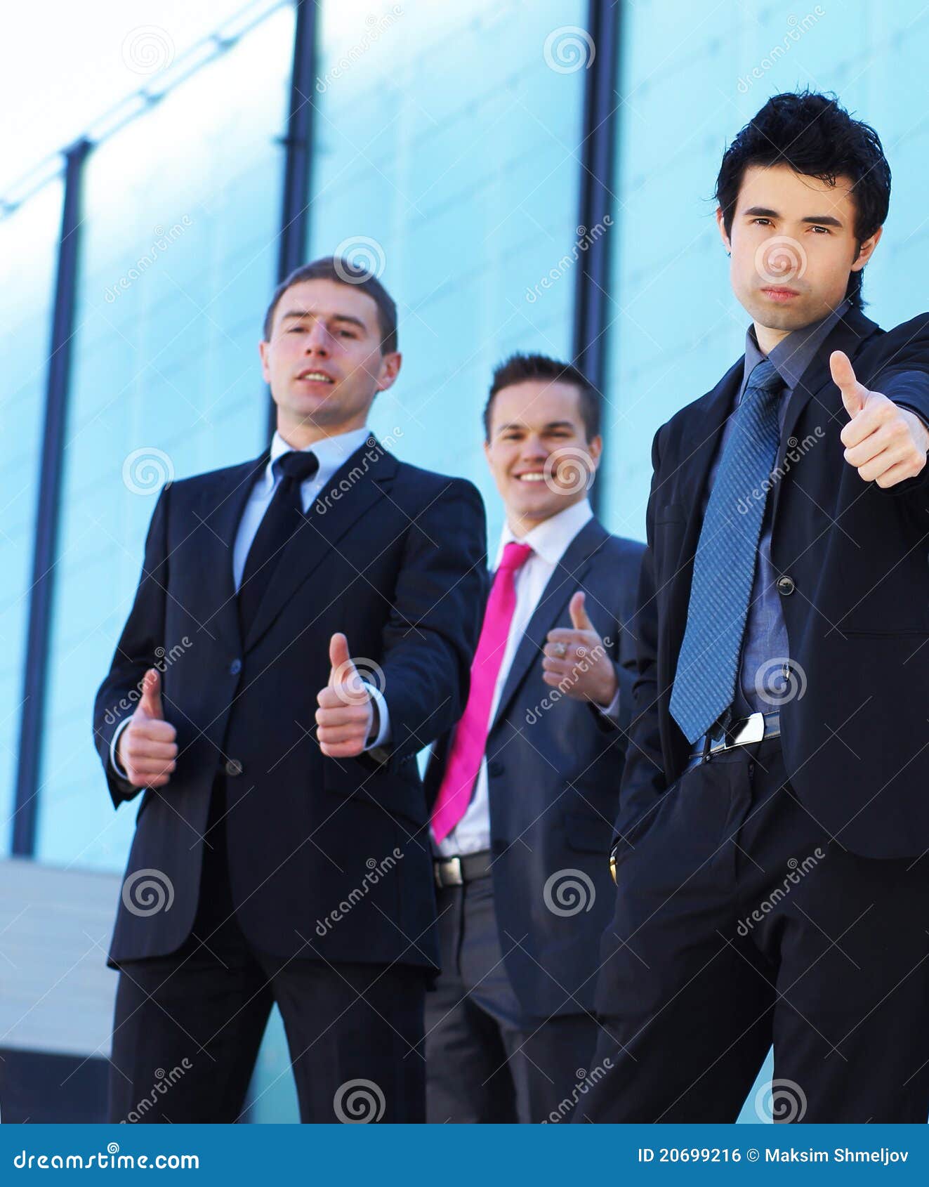 Three Young and Smart Business Persons Stock Photo - Image of ...