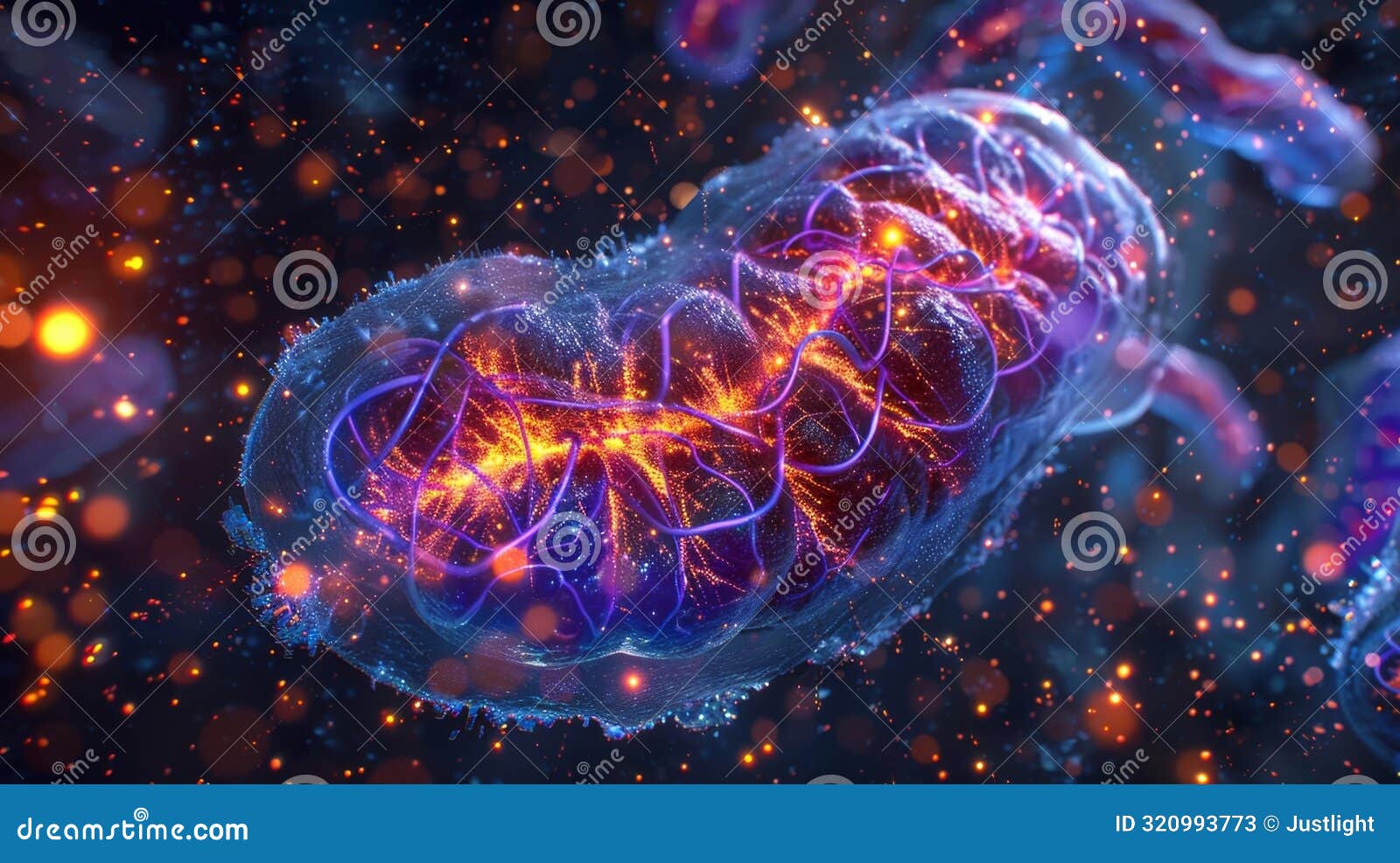 Threedimensional Reconstruction of a Dividing Mitochondrion ...
