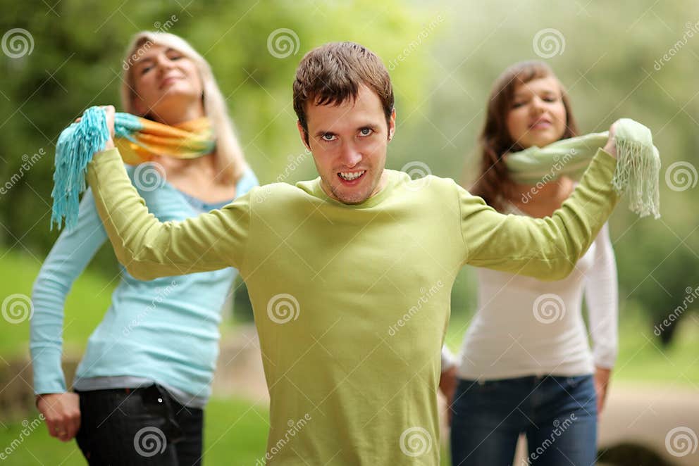 Threesome stock image. Image of camera, fooling, capturing - 10340301