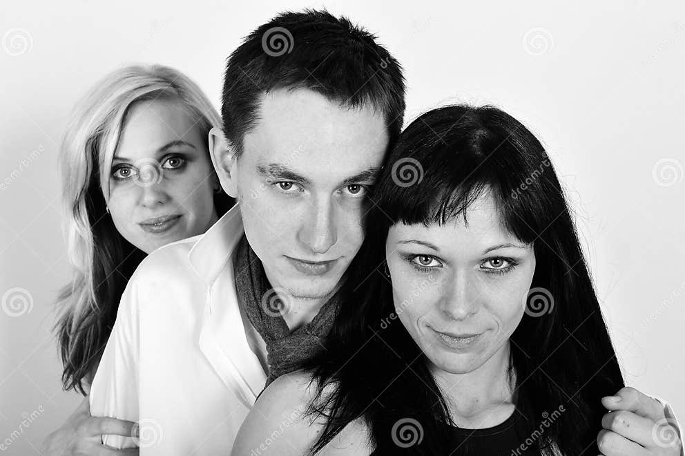 The Threesomes stock image. Image of people, three, person - 13035731
