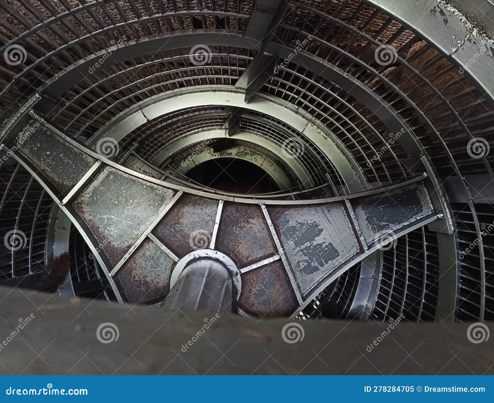 Threser Fruits Separator with Empty Bunch Stock Image - Image of bunch ...