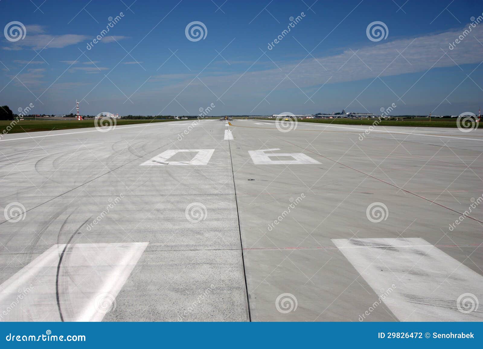 Runway stock photo. Image of view, road, runway, airfield - 29826472