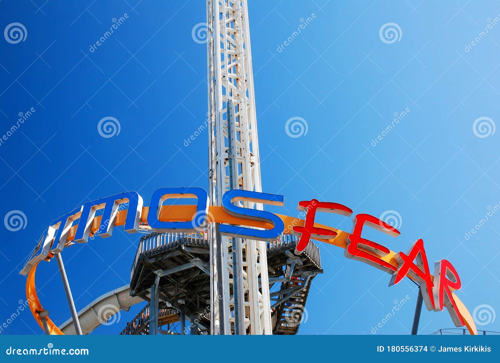 A Thrill Ride on the Jersey Shore Editorial Stock Image - Image of ...