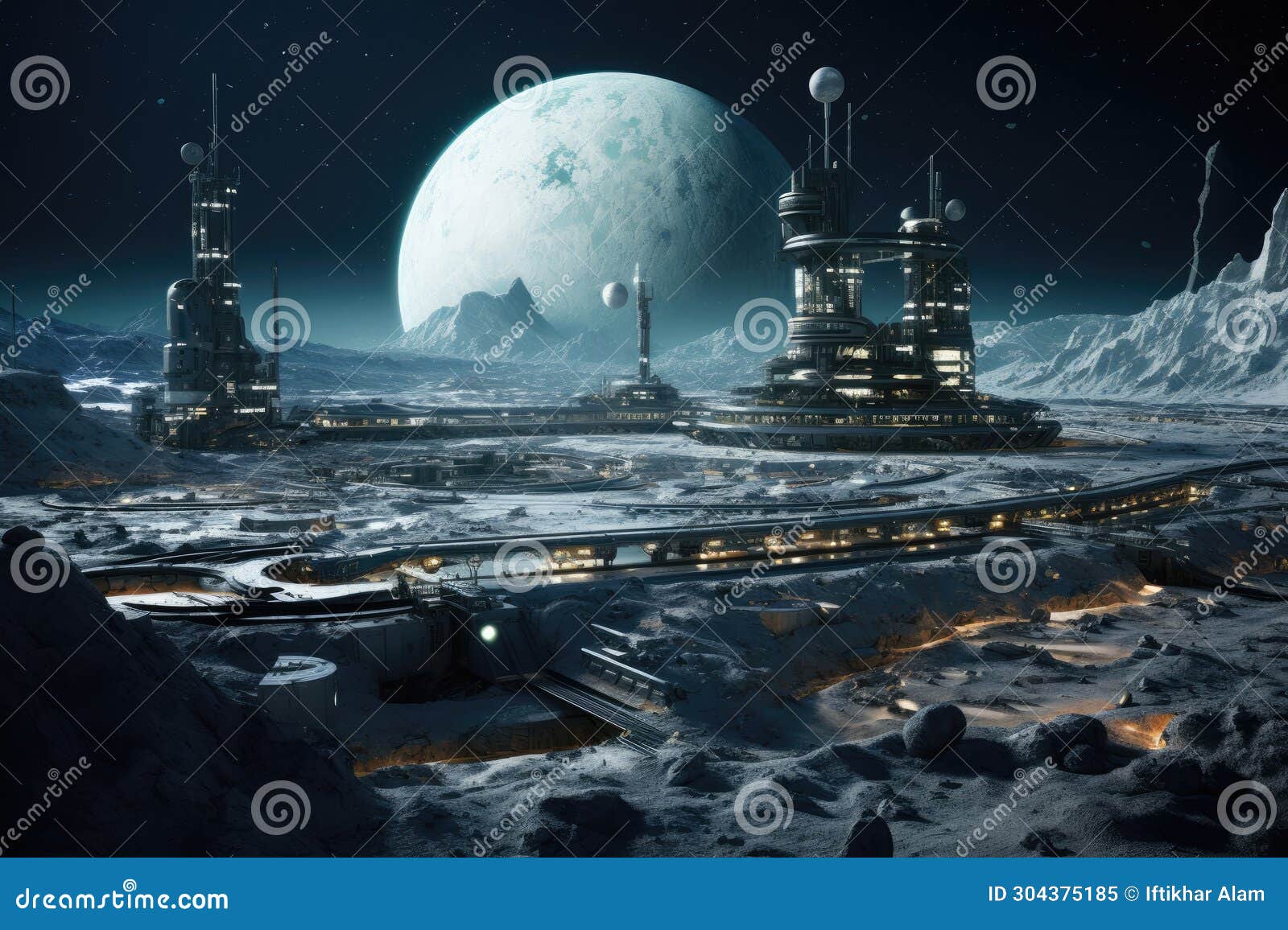 Action-packed Scene Of An Anime Girl With A Jetpack Soaring Above ...