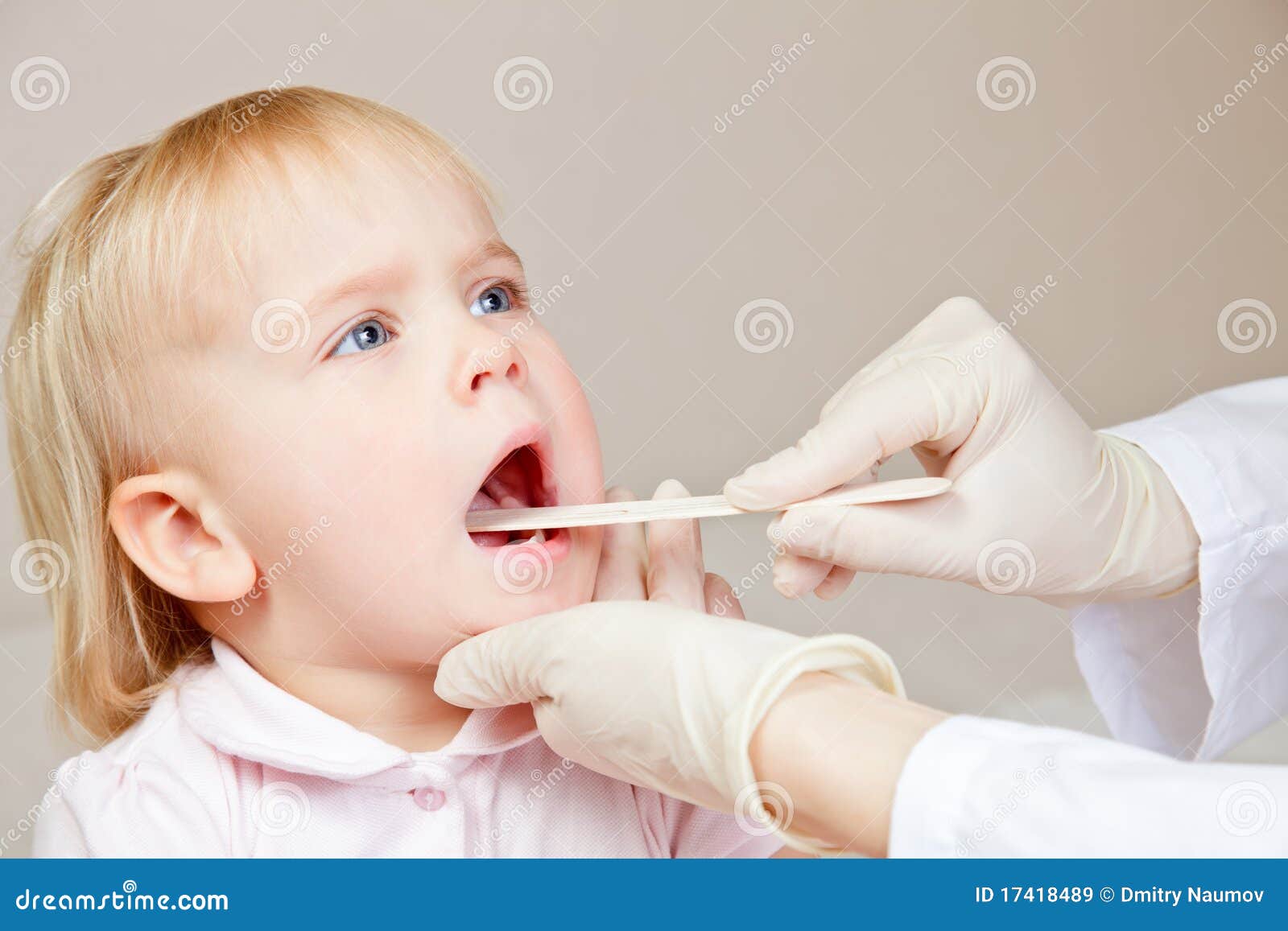 Throat check stock image. Image of occupation, examining - 17418489