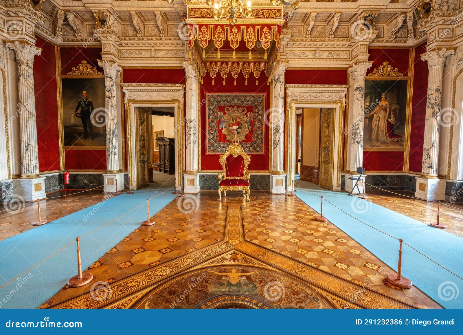 Throne Hall at Schwerin Castle Interior - Schwerin, Germany Editorial ...