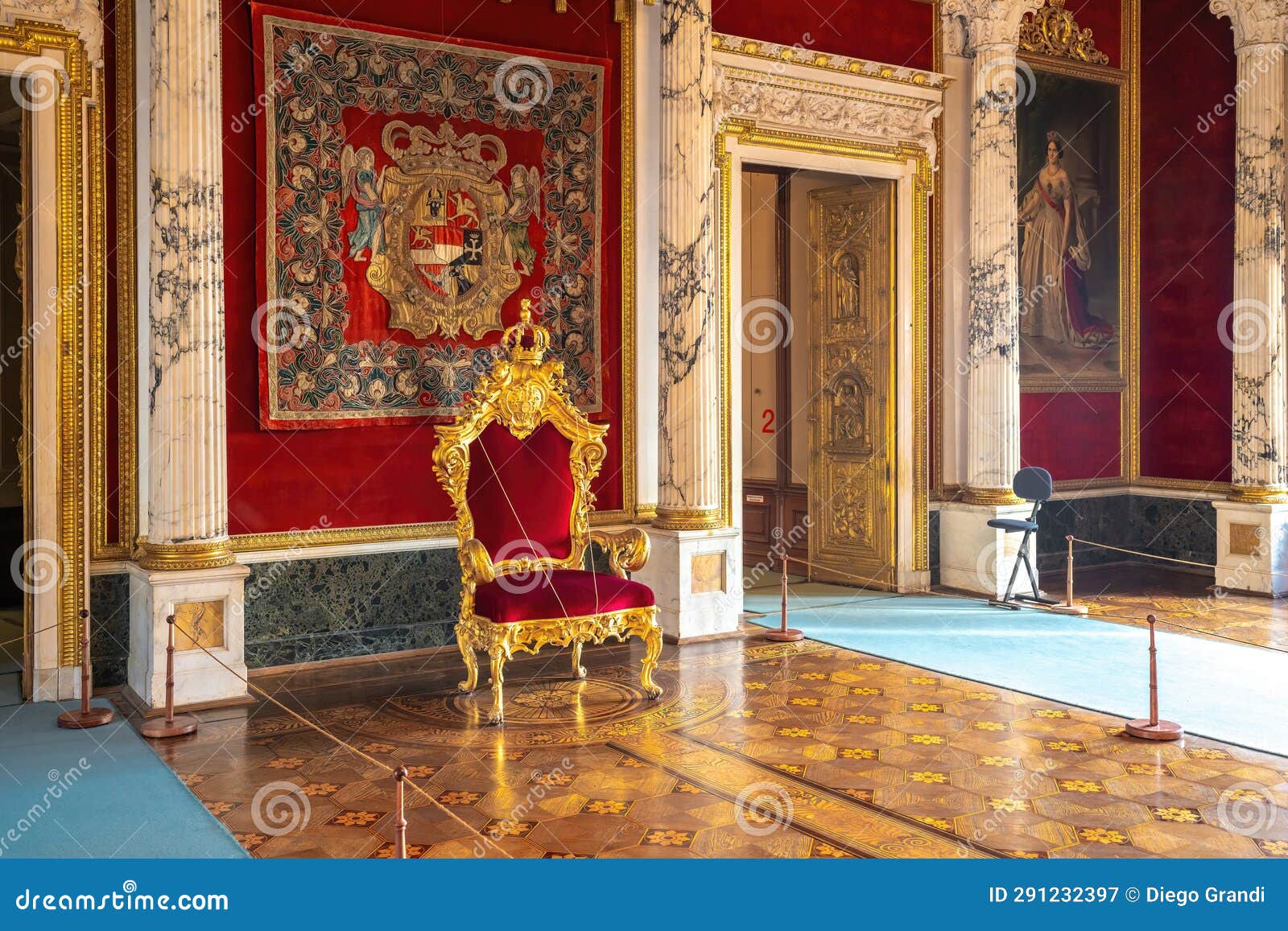 Throne Hall at Schwerin Castle Interior - Schwerin, Germany Editorial ...