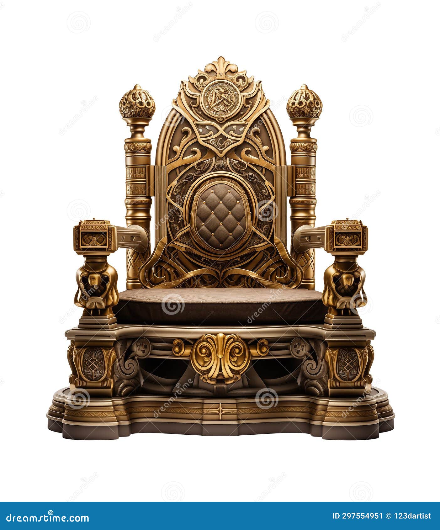 Throne Isolated Icon. Simple Element Illustration From Luxury Concept ...
