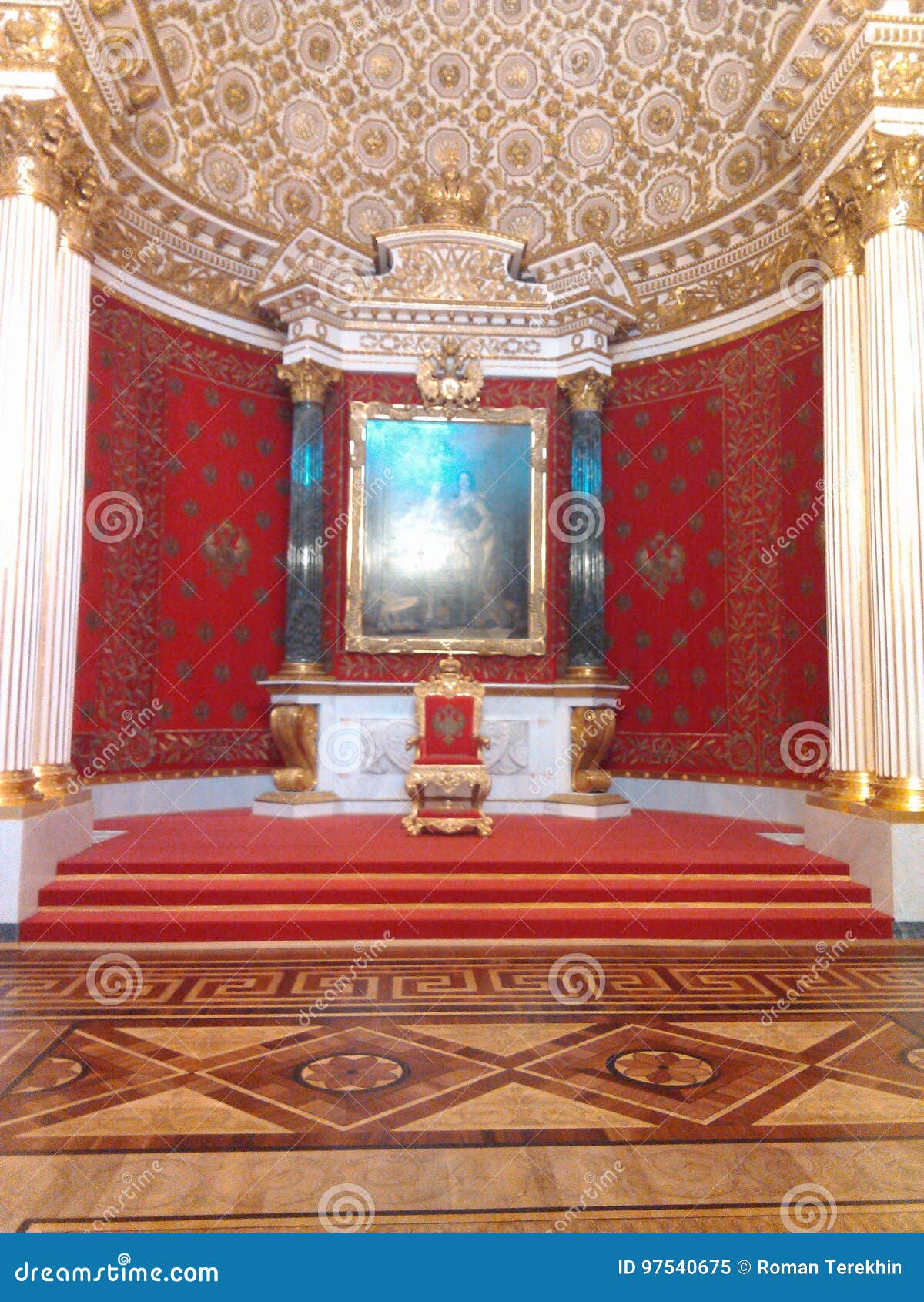 The Throne of Peter the Great Stock Image - Image of history, peter ...